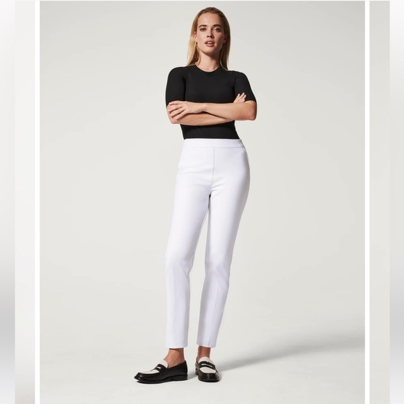 SPANX | Pants & Jumpsuits | Nwt Spanx Onthego Ankle Slim Straight Pant ...